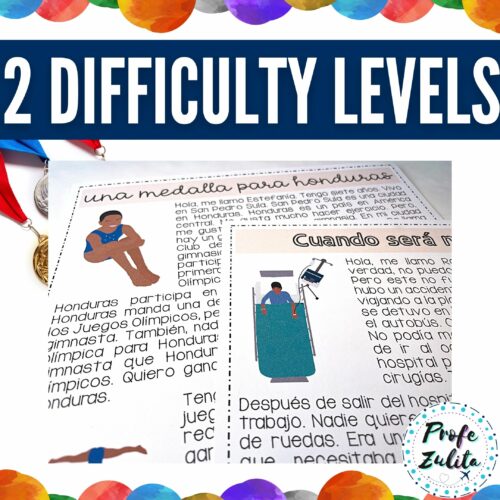 2 Sports Stories in Spanish | Level 1 & 2 - Made By Teachers