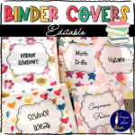 Editable Printable Binder Covers PPT - Made By Teachers