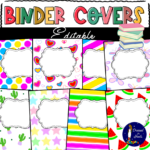 Editable Printable Binder Covers PPT - Made By Teachers