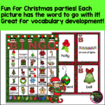 Christmas Bingo Activity Game 30 Unique Bingo Card - Made By Teachers