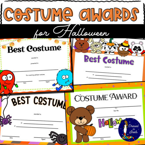 Halloween Best Costume Award EDITABLE - Made By Teachers