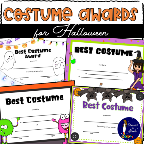Halloween Best Costume Award EDITABLE - Made By Teachers