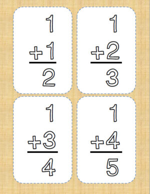Math Flash Cards Addition Facts & Subtraction Fact - Made By Teachers