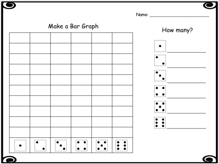 Roll and Record Dice Graphing - Made By Teachers