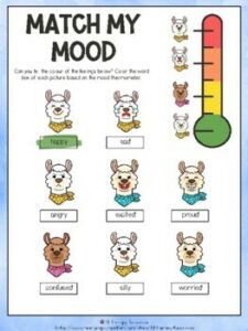 Feelings Chart - Colour Emotion Activity Check-in - Made By Teachers