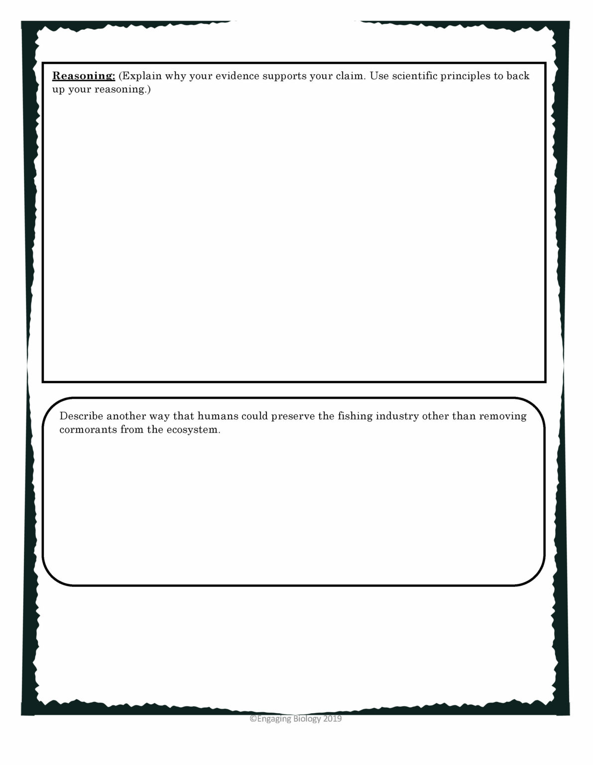 Ecology CERs | Made By Teachers