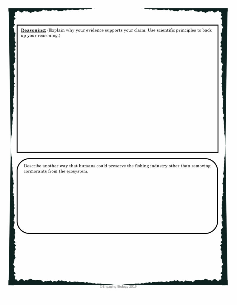 Ecology CERs | Made By Teachers