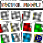 Printable Decimal Models Tenths and Hundredths - Made By Teachers