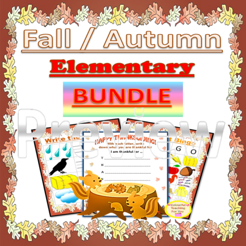 Fall Activities for Reading, Writing and Centers - Made By Teachers