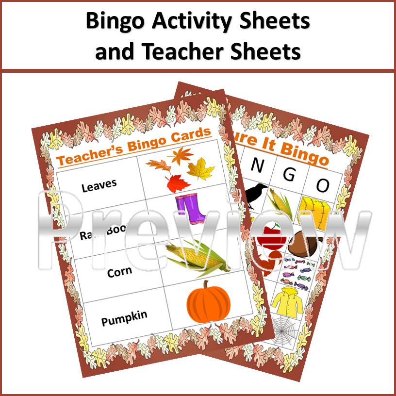 Fall Activities for Reading, Writing and Centers - Made By Teachers