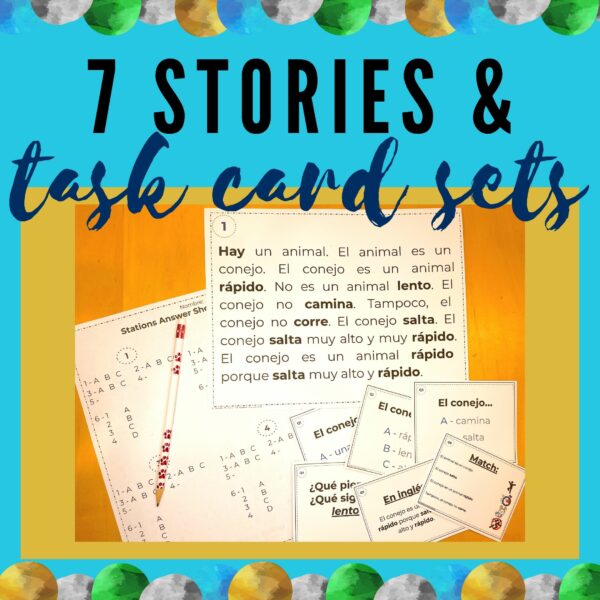 Beginner Spanish Short Stories #2 | Bundle - Made By Teachers
