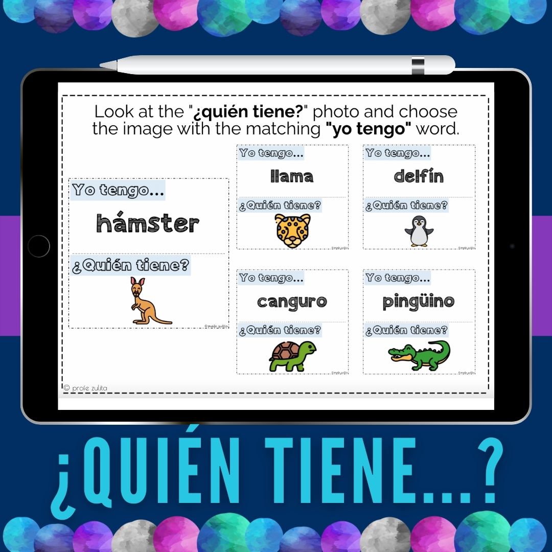 Boom Cards | Spanish Animal Cognates Practice | | Made By Teachers