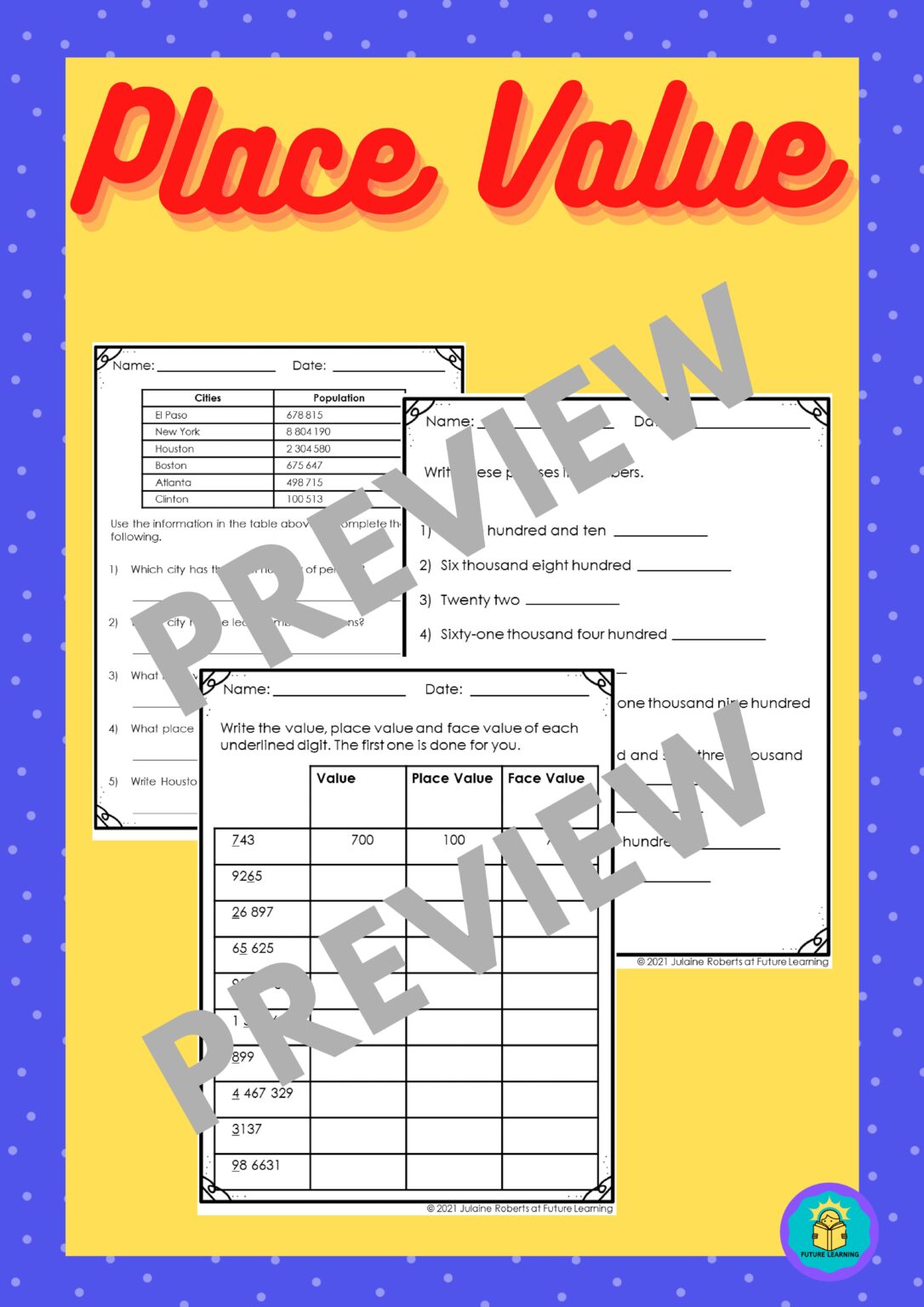4th Grade Place Value Worksheets - Made By Teachers