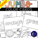 FREEBIE - JUMBO Color Cards - Made By Teachers