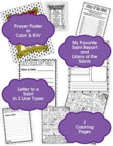 All Saints' Day Activity Pack 1 - Made By Teachers