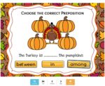Thanksgiving Prepositions | Thanksgiving Activity - Made By Teachers