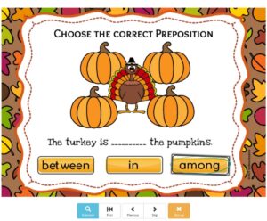 Thanksgiving Prepositions | Thanksgiving Activity - Made By Teachers