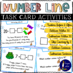 Number Line Task Card Activities - Made By Teachers
