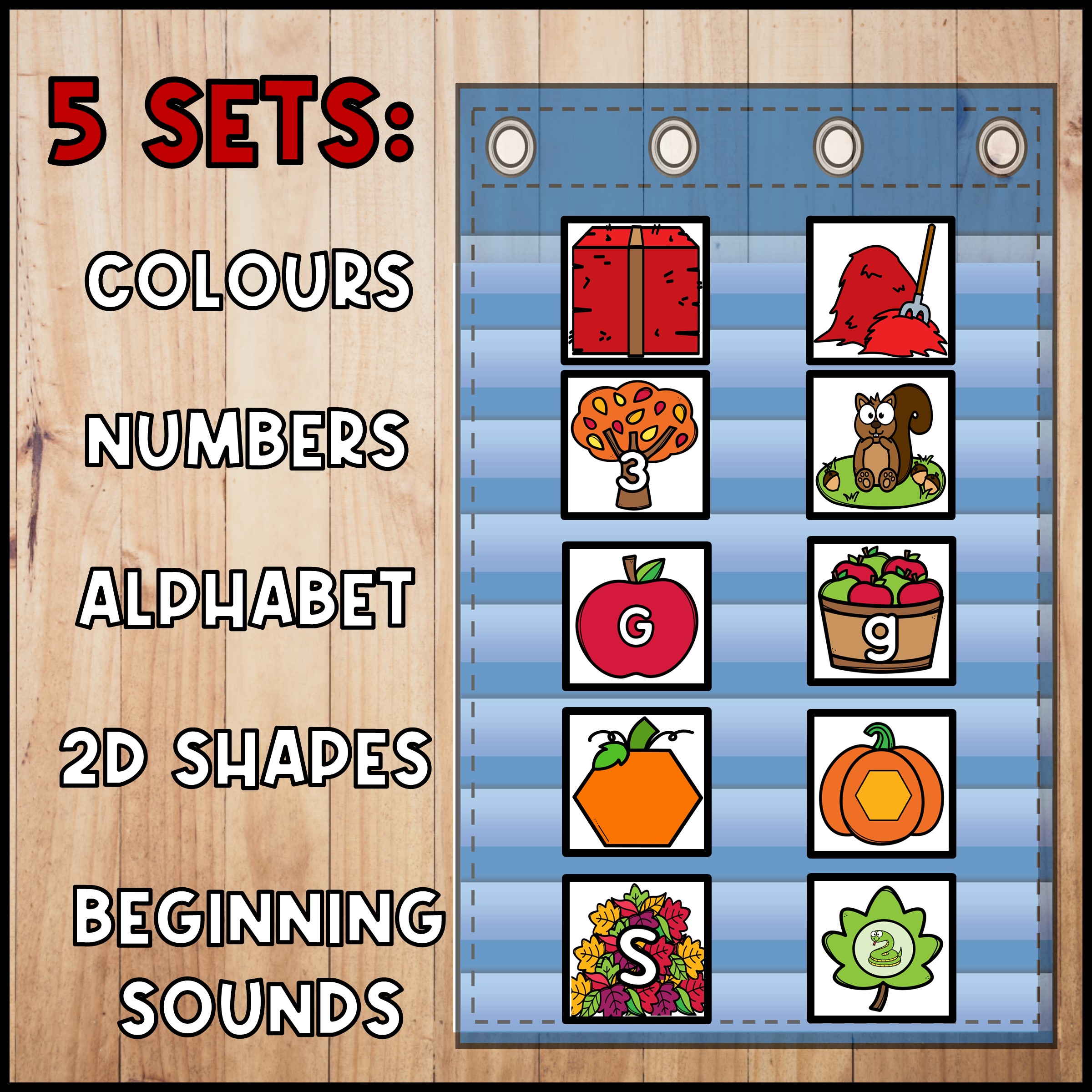 Fall Poem and Pocket Chart Activities | French Ver | Made By Teachers