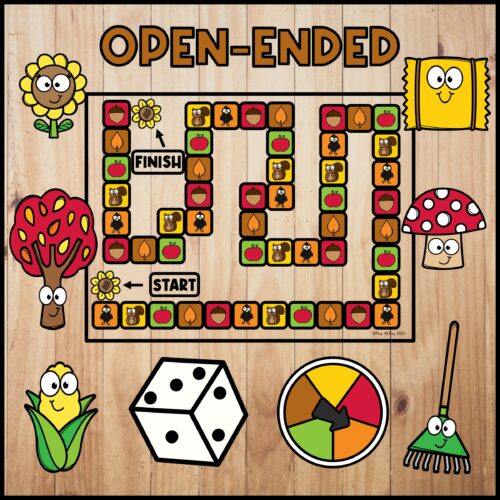 Fall Graphing | Collect and Graph Board Game - Made By Teachers