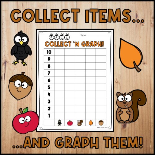 Fall Graphing | Collect and Graph Board Game | Made By Teachers