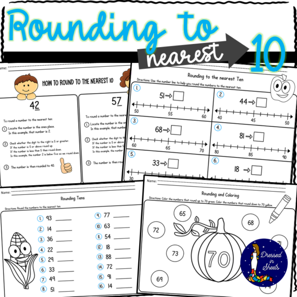Rounding to the Nearest 10 Worksheets - Made By Teachers