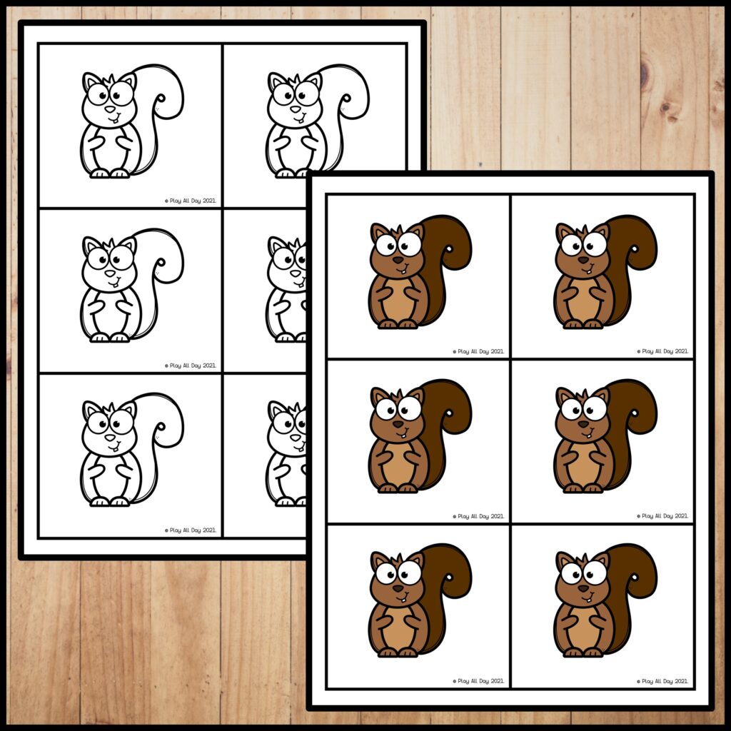 FALL Hide & Seek Pocket Chart Game | Made By Teachers