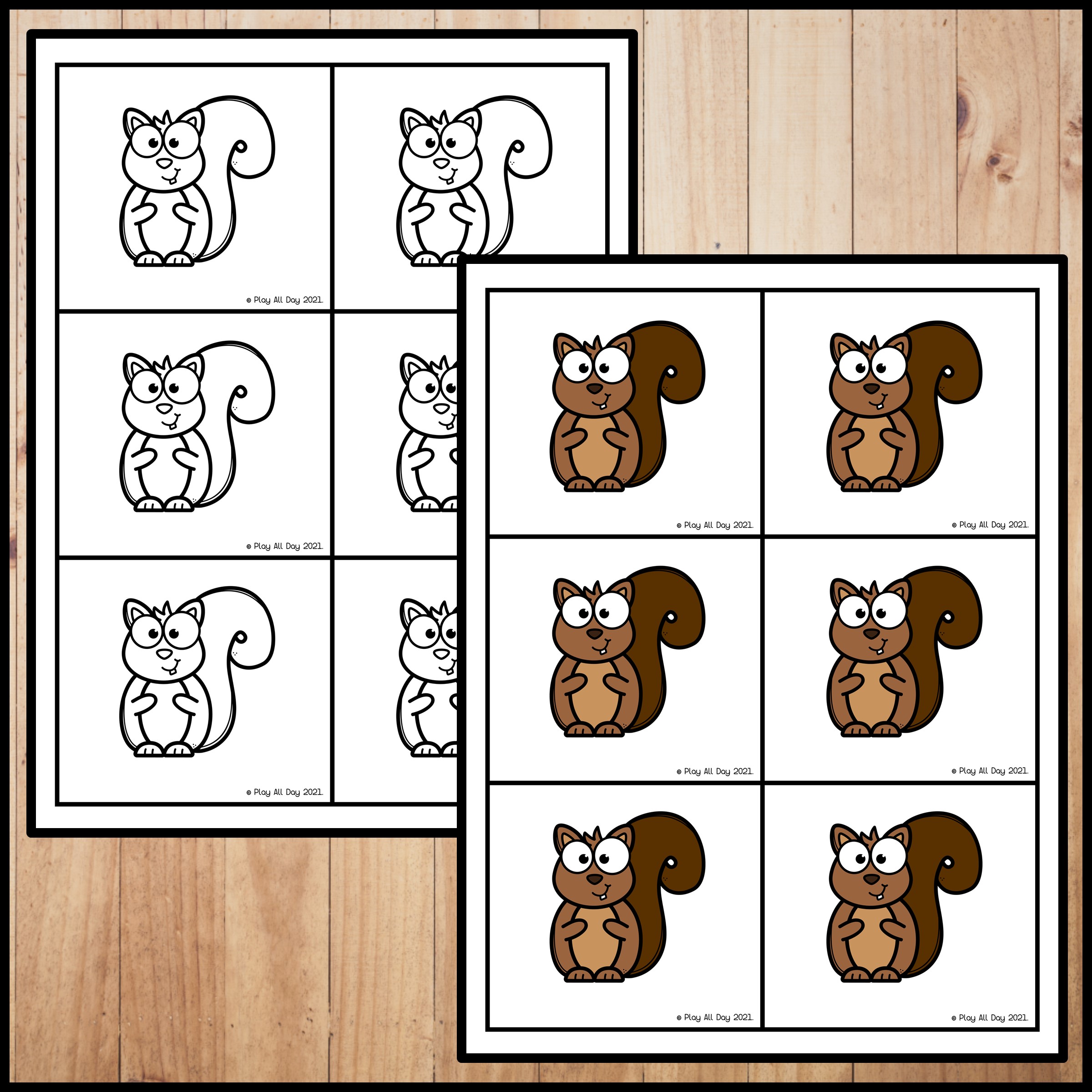 FALL Hide & Seek Pocket Chart Game | Made By Teachers