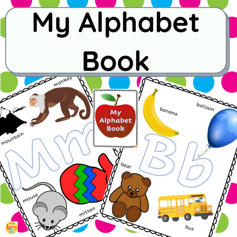 My Alphabet Book ~ 2 Books In 1! - Made By Teachers