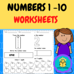 Numbers 1-10 Kindergarten Worksheets - Made By Teachers