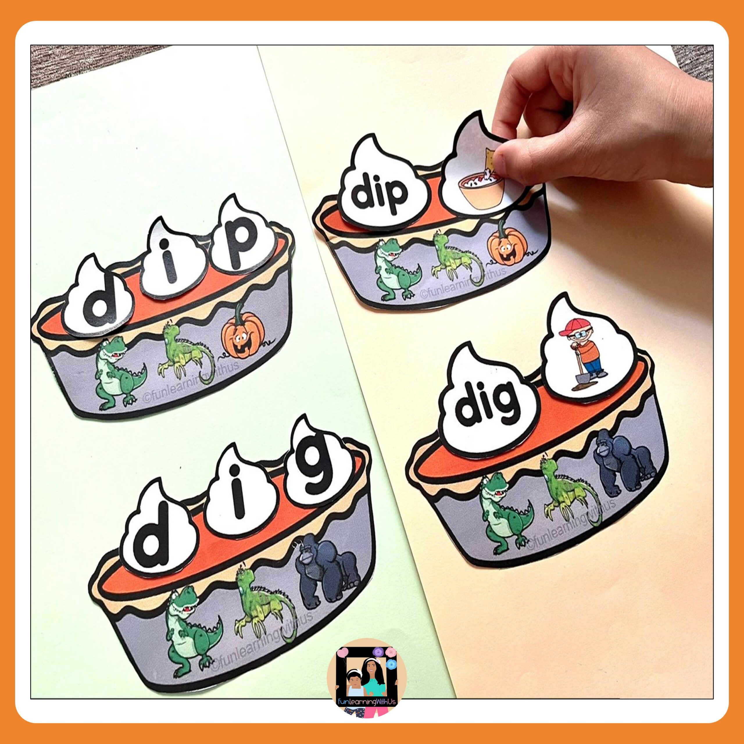 Pie Mystery CVC Short Vowel i Words - Made By Teachers