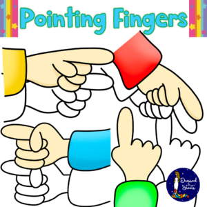 Pointing Fingers Clip Art | Made By Teachers