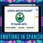 Boom Cards | Spanish Emotions with Earth Day theme - Made By Teachers