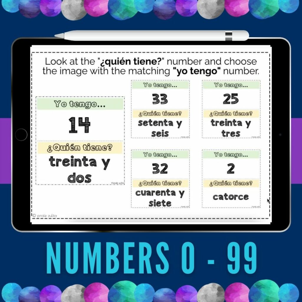 Boom Cards | Spanish Numbers Practice | - Made By Teachers