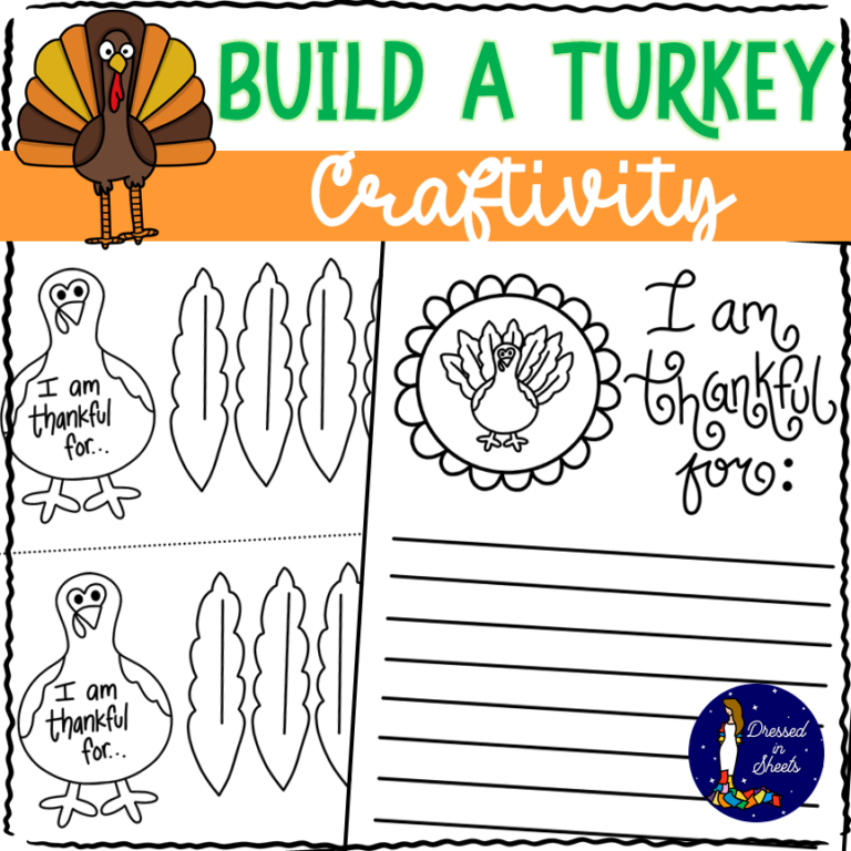 Build a Turkey Craftivity - Made By Teachers