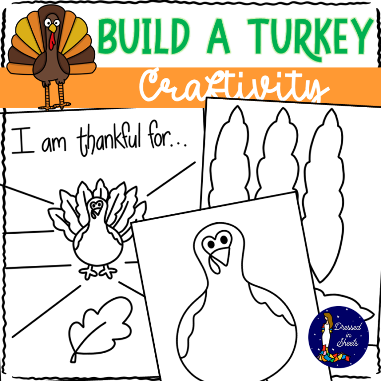 Build a Turkey Craftivity - Made By Teachers
