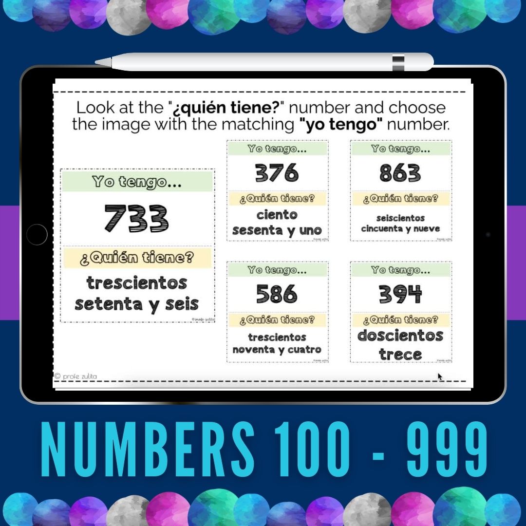 Boom Cards | Spanish Numbers Practice | - Made By Teachers