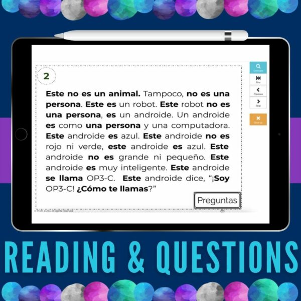 Spanish Story: El Caballo | AR Verbs + quiere - Made By Teachers