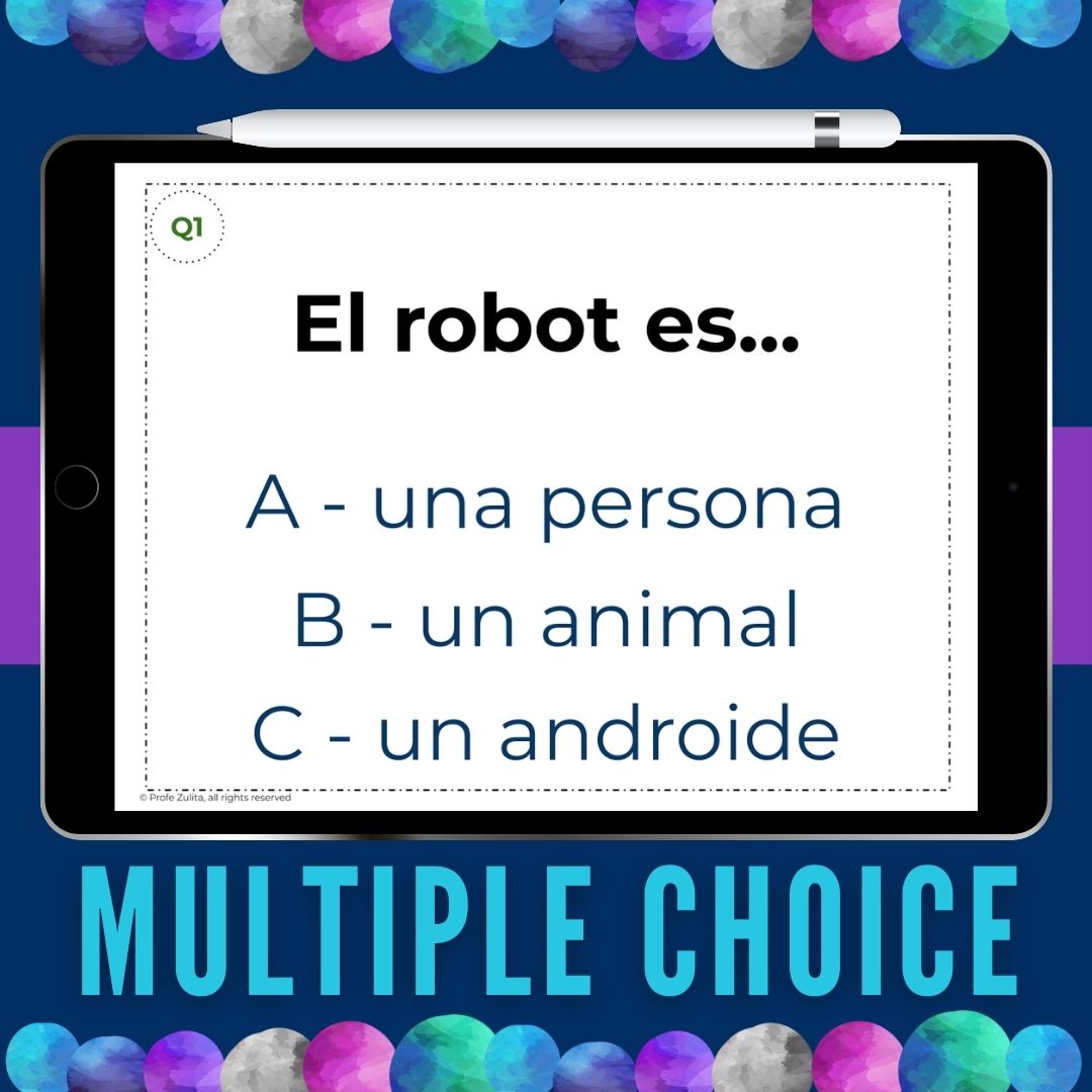 Boom Cards Androide | A Spanish Short Story | Made By Teachers