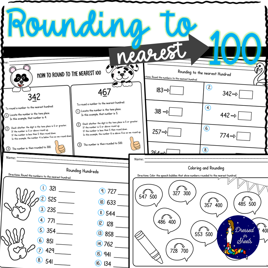 Rounding To The Nearest Hundred Made By Teachers Rounding To The Nearest Hundred Made By Teachers