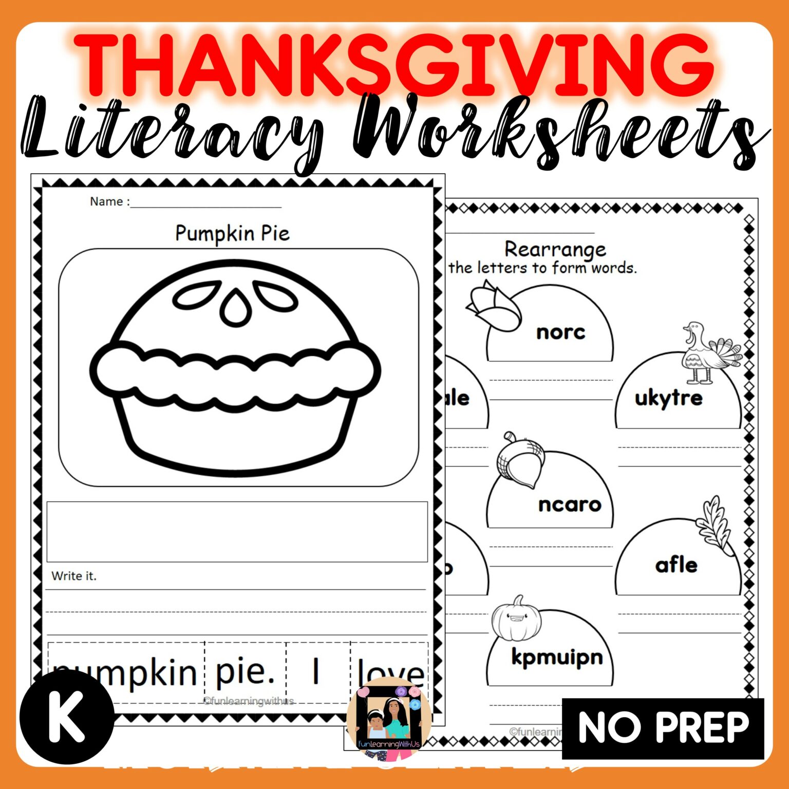 Thanksgiving Literacy Activities | November | Made By Teachers