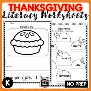 Thanksgiving Literacy Activities | November - Made By Teachers