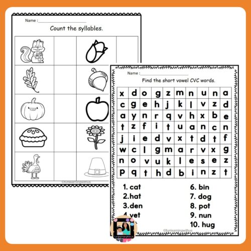 Thanksgiving Literacy Activities | November - Made By Teachers