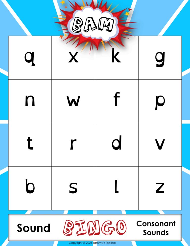 Alphabet Letter Sounds Recognition Bingo - Made By Teachers