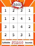 Counting Syllables Bingo Game - Made By Teachers