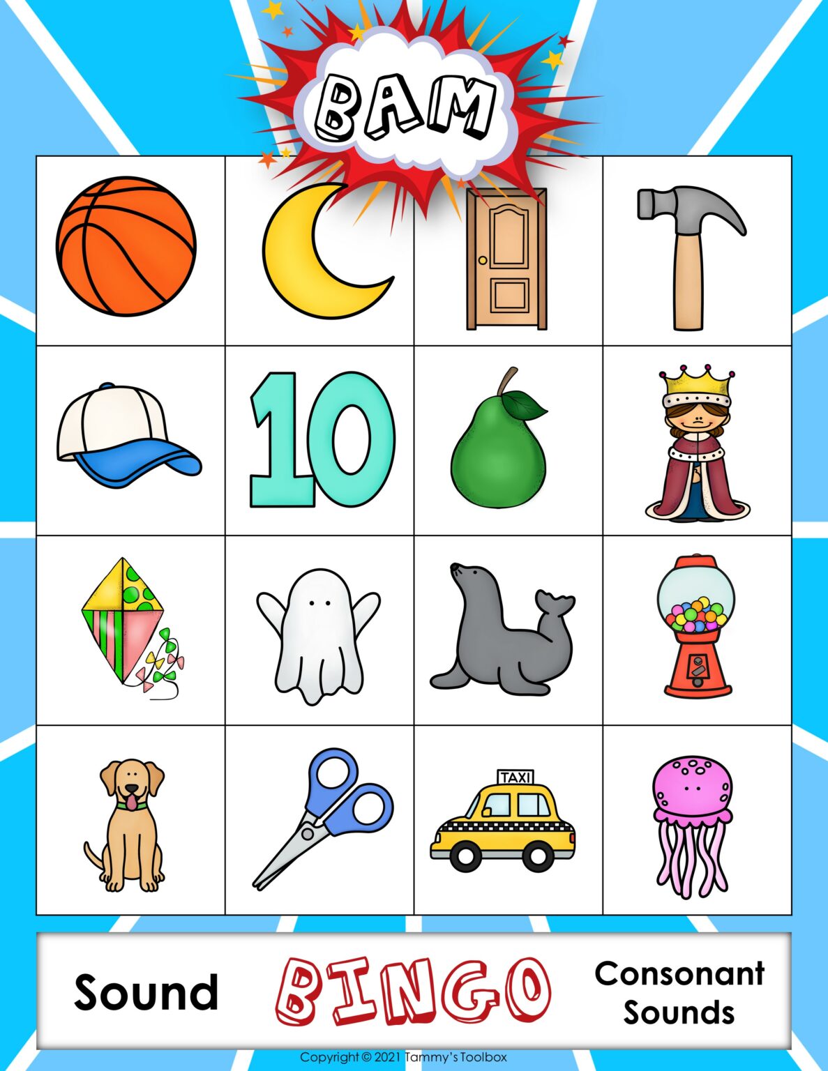 Phonemic Awareness Games BIG BINGO BUNDLE | Made By Teachers