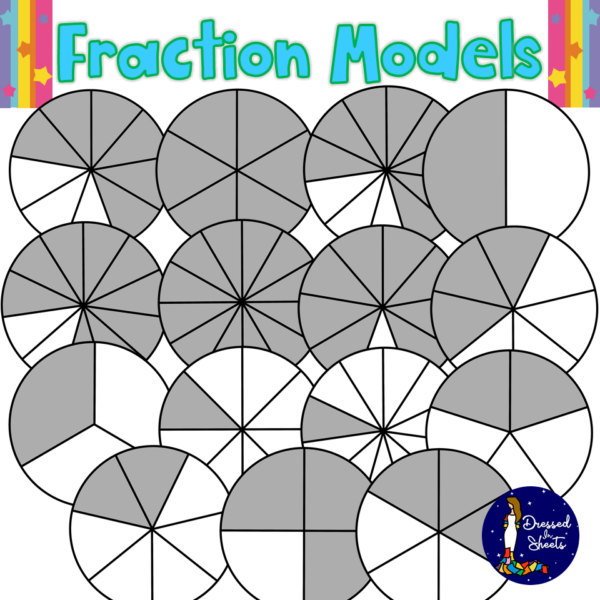 Fraction Models Clip Art | Made By Teachers