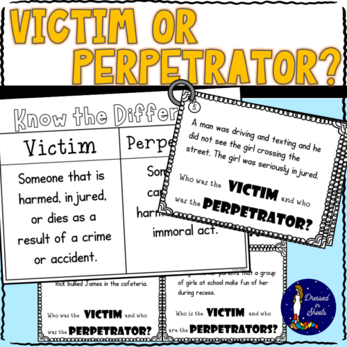 Victim or Perpetrator? For Life Skills and Charact | Made By Teachers