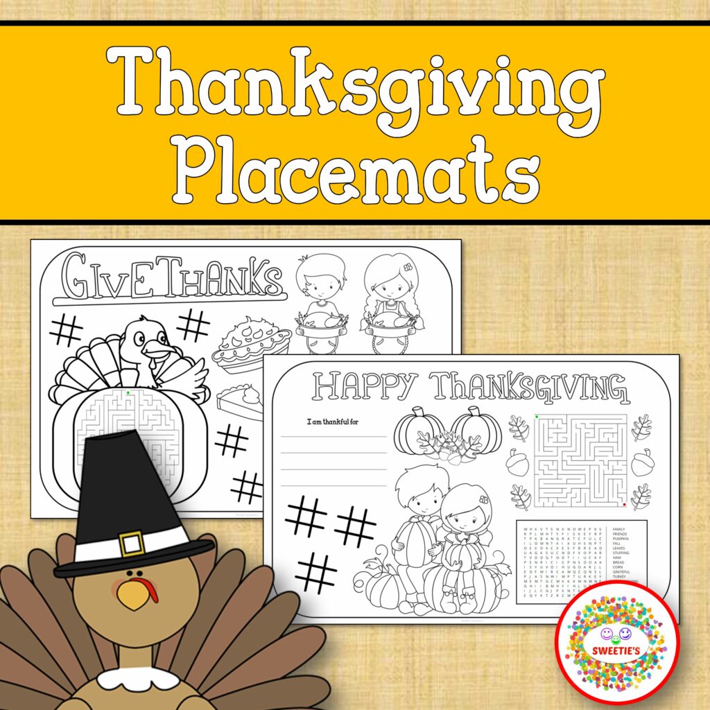 Thanksgiving Placemats - Made By Teachers