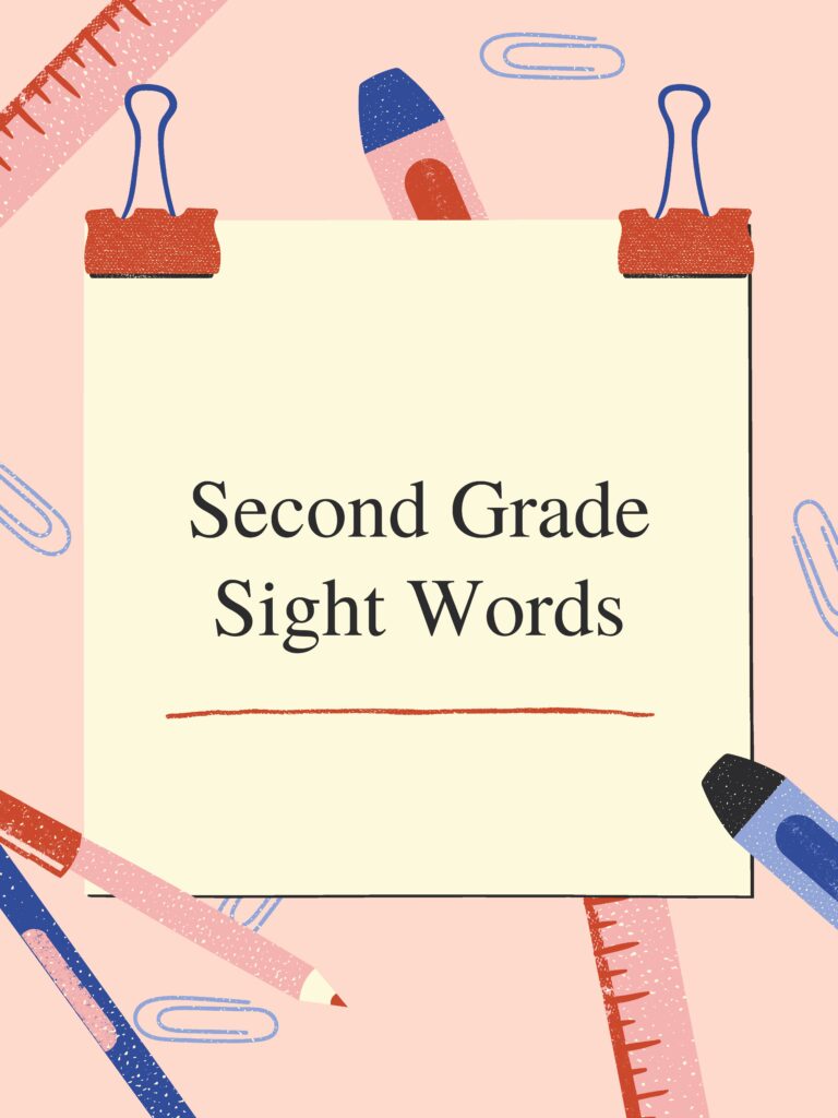 EL Education | 2nd Grade Sight Words | Made By Teachers